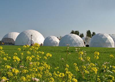 China PVC Steel White Geodesic Dome Tent House For Party Event Trade Exhibition for sale