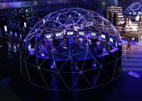 China PVC Steel White Geodesic Dome Tent House For Party Event Trade Exhibition for sale