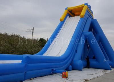 China Customized Kids Inflatable Slip N Slide Durable 0.55mm PVC Tarpaulin Material for sale