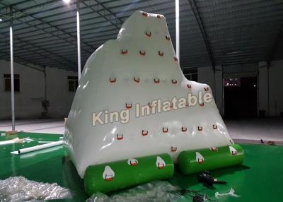 China Giant White 0.9mm PVC Inflatable Water Toy Amazing Inflatable Floating Iceberg for sale