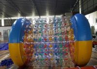China Crazy Fun Airtight 0.8mm PVC / TPU Blow Up Water Rolling Toy For Swimming Pool for sale