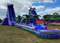 China Huge Inflatable Water Slide PVC Inflatable Pool Water Slide For Rent for sale