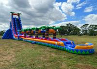 China Huge Inflatable Water Slide PVC Inflatable Pool Water Slide For Rent for sale