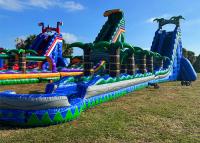 China Huge Inflatable Water Slide PVC Inflatable Pool Water Slide For Rent for sale