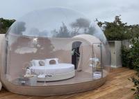 China Water Resistant Inflatable Bubble Tent With Air Blower 220V/110V for sale