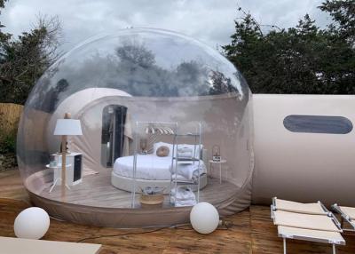 China Water Resistant Inflatable Bubble Tent With Air Blower 220V/110V for sale