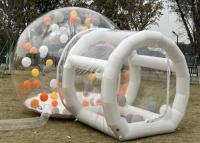 China Inflatable Bubble Tent With 220V 110V Air Blower White Transparent Color For Outdoor Camping for sale