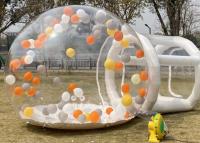 China Inflatable Bubble Tent With 220V 110V Air Blower White Transparent Color For Outdoor Camping for sale