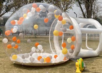 China Inflatable Bubble Tent With 220V 110V Air Blower White Transparent Color For Outdoor Camping for sale