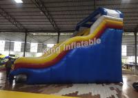 China Colorful Durable Inflatable Water Slide Waterproof 0.55mm PVC Tarpaulin for sale