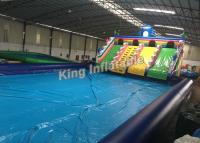 China Colorful Giant Summer Inflatable Backyard Water Park For Park , Garden , School for sale