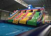 China Colorful Giant Summer Inflatable Backyard Water Park For Park , Garden , School for sale