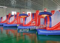 China Spider-man Funny Inflatable Jumping Bouncy Castle Outdoor  Red with 0.55mm PVC Tarpaulin for sale