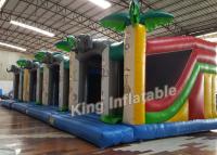China Printing Tree Jungle 0.55mm PVC Tarpaulin Small Bouncy Castles Inflatable for sale