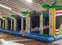 China Printing Tree Jungle 0.55mm PVC Tarpaulin Small Bouncy Castles Inflatable for sale