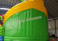 China Dinosaur Amusement Park Slide Amazing Inflatable Water Park With Swimming Pool for sale