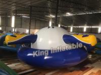 China Durable 0.9mm PVC Airtight Inflatable Saturn Water Toy For Water Park / Water Sport for sale