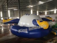 China Durable 0.9mm PVC Airtight Inflatable Saturn Water Toy For Water Park / Water Sport for sale