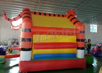 China 0.55mm PVC Tarpaulin Tiger Inflatable Jumping Castle For Outdoor Entertainment for sale
