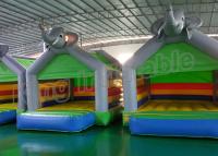 China Elephant Grey Inflatable Bouncy Castles Funny for Kids with Size 4*4m for sale