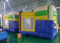 China Outdoor Playground Pirate Inflatable Kids Jumping Castle Yellow And Blue for sale