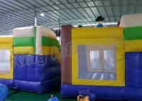 China Outdoor Playground Pirate Inflatable Kids Jumping Castle Yellow And Blue for sale