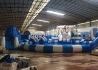 China Customized White Funny Large Inflatable Water Park Equipment For Kids / Adults for sale