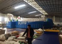 China Customized White Funny Large Inflatable Water Park Equipment For Kids / Adults for sale