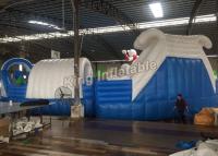 China Customized White Funny Large Inflatable Water Park Equipment For Kids / Adults for sale