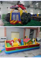 China Family Funny Inflatable Jumping Castle Anti - Crack For Entertainment  and Joy for sale