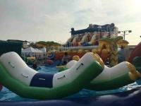 China CE Exciting Inflatable Water Parks With Large Frame Pool / Octopus Slide for sale