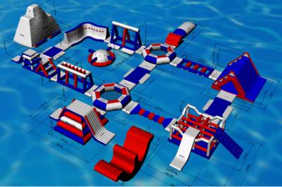 China Huge Floating Water Playground Equipment Inflatable Water Park Equipment for sale