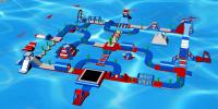 China Huge Floating Water Playground Equipment Inflatable Water Park Equipment for sale