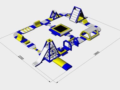 China Huge Floating Water Playground Equipment Inflatable Water Park Equipment for sale