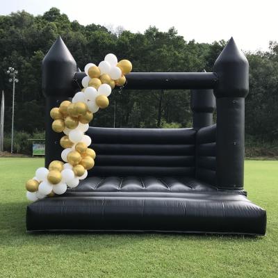 China Black Bounce House Kids Inflatable Bounce House Jumping Castle For Kids Pastel Bounce House Inflatable Wedding Bouncer for sale