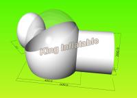 China Commercial Outdoor Inflatable Bubble Transparent Tent For Camping Or Decoration for sale