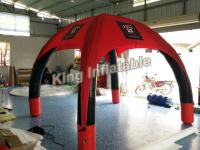 China Red Advertising  Outdoor Air Sealed Inflatable Spider Tent with 0.65mm PVC Tarpauline for sale