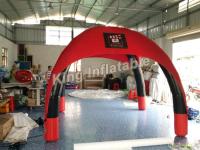 China Red Advertising  Outdoor Air Sealed Inflatable Spider Tent with 0.65mm PVC Tarpauline for sale