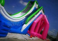 China Custom Exciting Flying Water Slide Inflatable PVC With Blower for sale