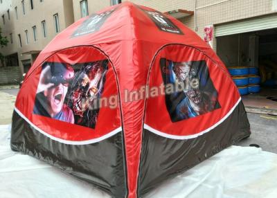 China Red PVC Tarpauline Inflatable Event Tent Igloo For Exhibition , Inflatable Marquee for sale