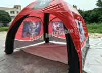 China Red PVC Tarpauline Inflatable Event Tent Igloo For Exhibition , Inflatable Marquee for sale