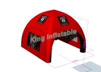 China Red PVC Tarpauline Inflatable Event Tent Igloo For Exhibition , Inflatable Marquee for sale