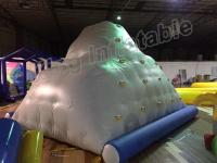 China PVC Tarpaulin Giant White Inflatable Water Toy / Inflatable Iceberg For Water Park for sale