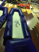 China Life Guarding Use Blow Up Blue / White PVC Water Guard Board Toy For Outdoor Games for sale