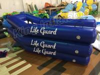 China Life Guarding Use Blow Up Blue / White PVC Water Guard Board Toy For Outdoor Games for sale