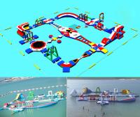 China Adult Floating Play Aqua Fun Inflatable Water Parks Blow Up Water Obstacle Course for sale