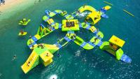 China Adult Floating Play Aqua Fun Inflatable Water Parks Blow Up Water Obstacle Course for sale