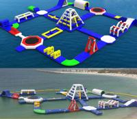 China Adult Floating Play Aqua Fun Inflatable Water Parks Blow Up Water Obstacle Course for sale