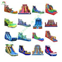 China Customized Outdoor Kids Adults Party Jumping Bouncy Castle Water Slide Toboggan Gonflable Inflatable Water Slid for sale