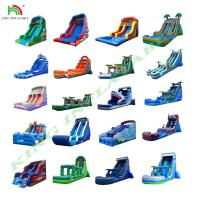 China Multiple Styles Customization Commercial Residential Inflatable Water Slide Inflatable Slide With PVC Water Slides for sale